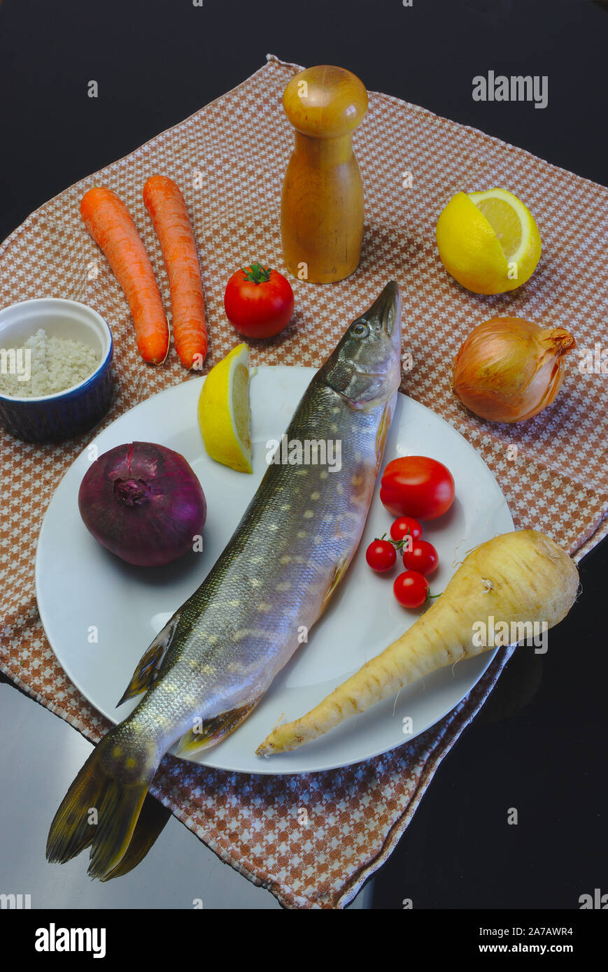 Pike recipe hi-res stock photography and images - Alamy