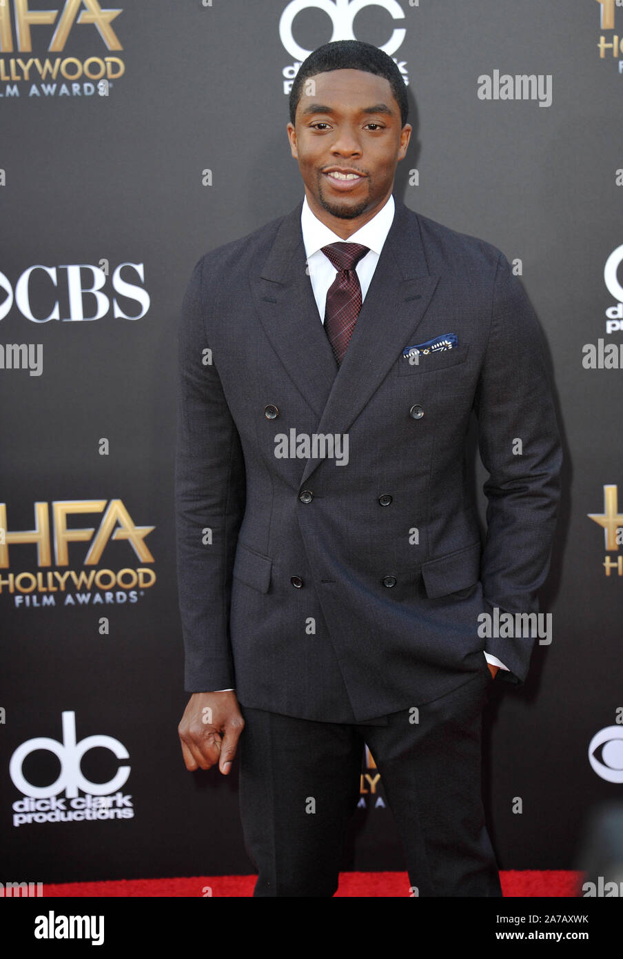 LOS ANGELES, CA - NOVEMBER 14, 2014: Chadwick Boseman at the 2014 ...