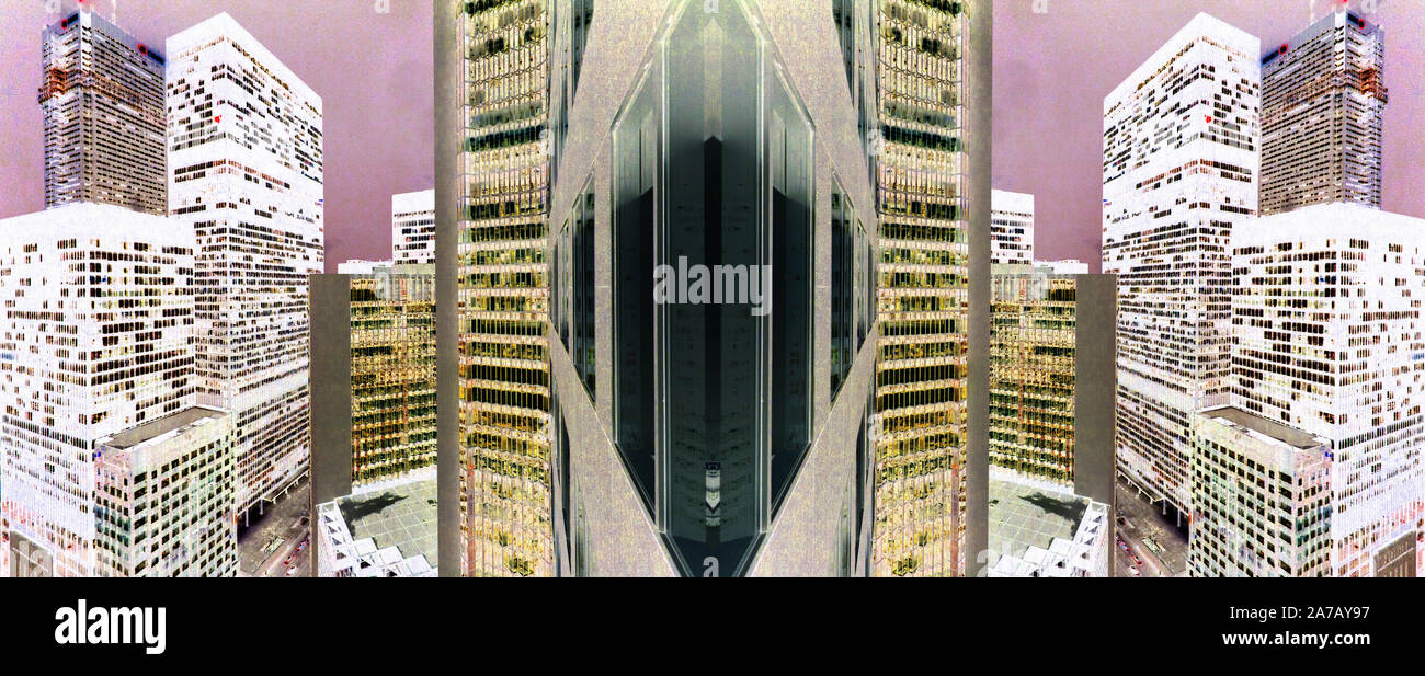 Inverted image city hi-res stock photography and images - Alamy