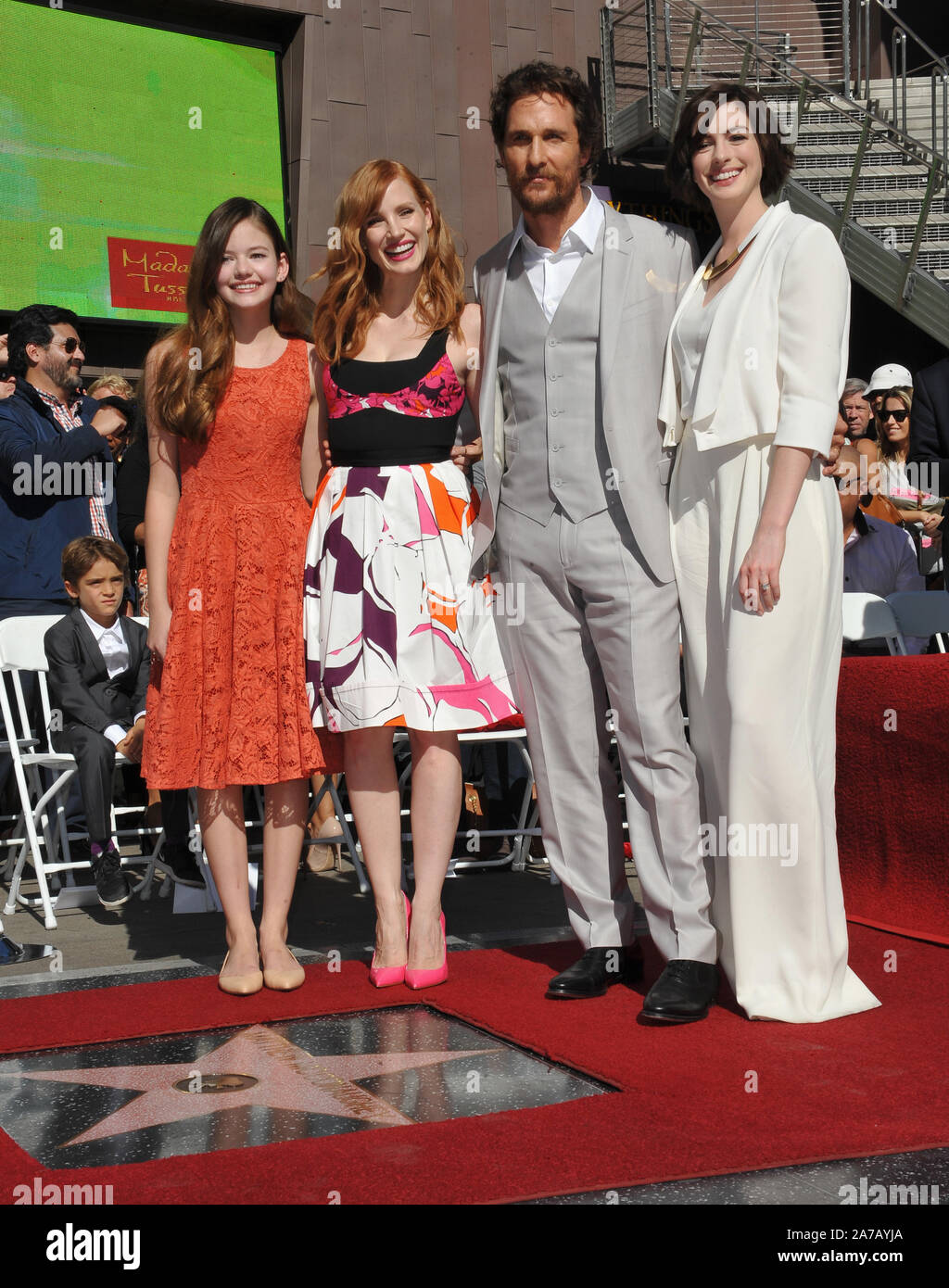LOS ANGELES, CA - NOVEMBER 17, 2014: Actor Matthew McConaughey with ...