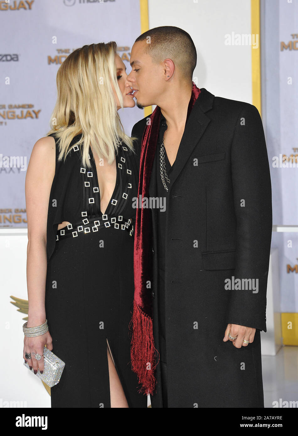 LOS ANGELES, CA - NOVEMBER 17, 2014: Evan Ross (son of Diana Ross ...