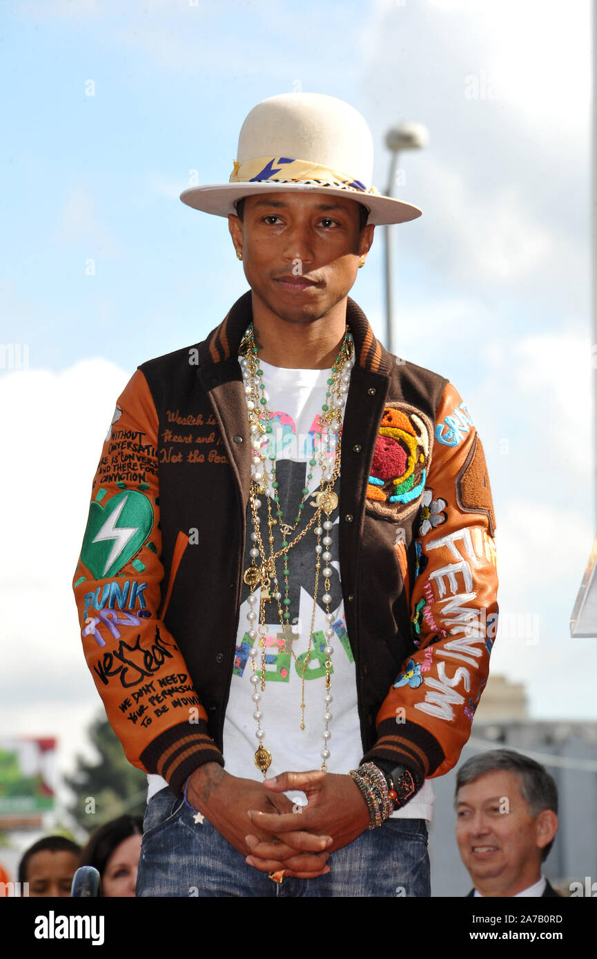 LOS ANGELES, CA - DECEMBER 4, 2014: Singer/songwriter Pharrell Williams ...