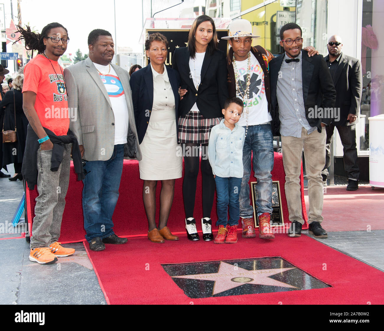 LOS ANGELES, CA - DECEMBER 4, 2014: Singer/songwriter Pharrell Williams ...