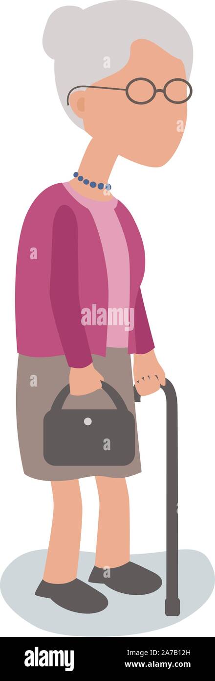 Elderly vector vectors hi-res stock photography and images - Alamy