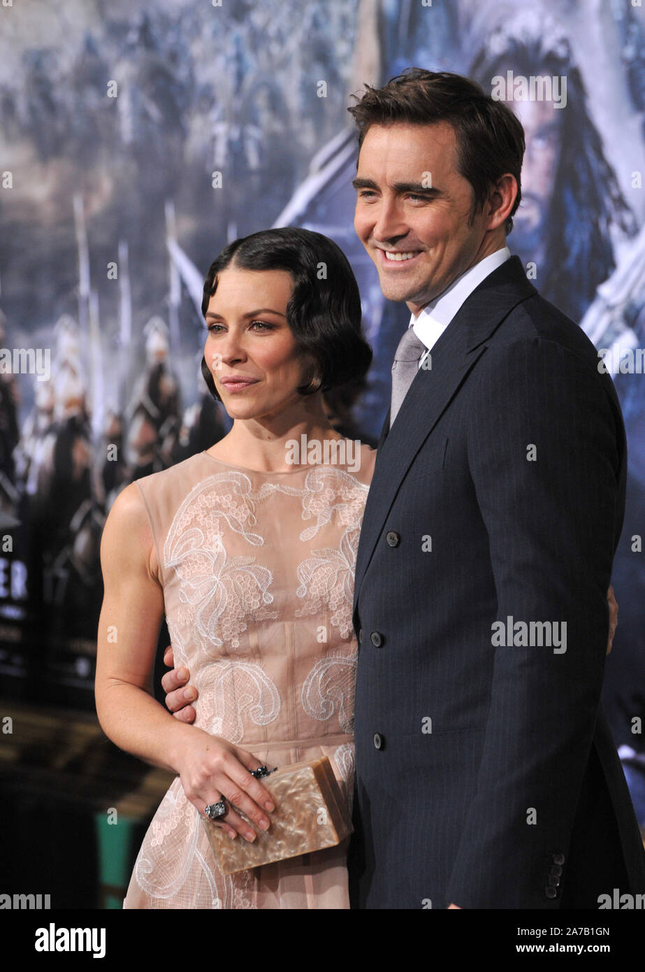 Evangeline lilly and lee pace hi-res stock photography and images - Alamy