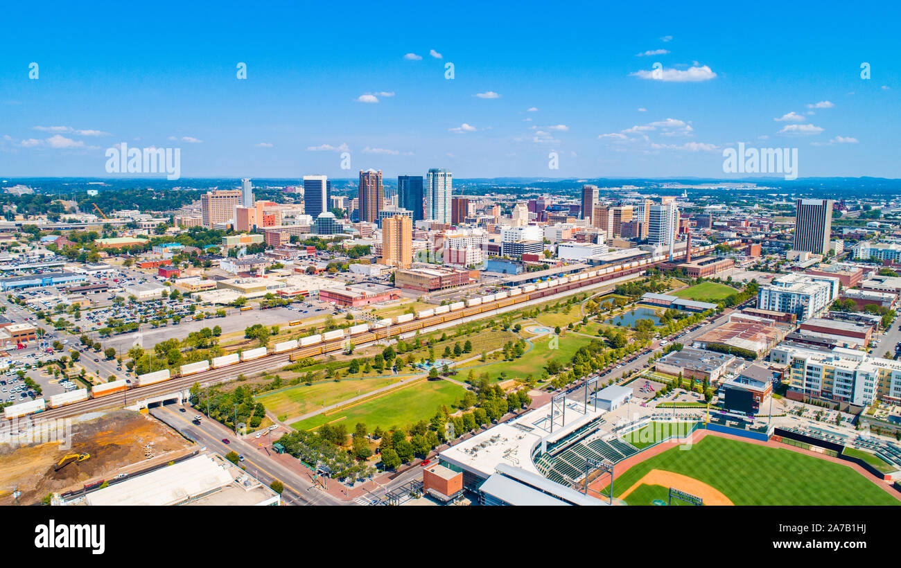 Birmingham, Alabama, USA Downtown Skyline Panorama Stock Photo - Alamy