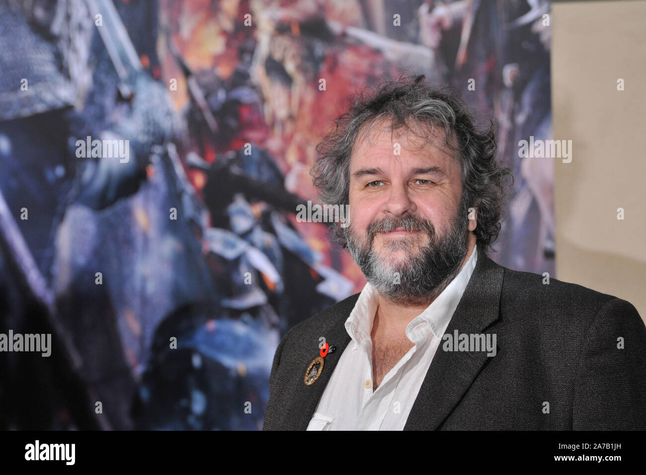 LOS ANGELES, CA - DECEMBER 9, 2014: Director Peter Jackson at the Los ...