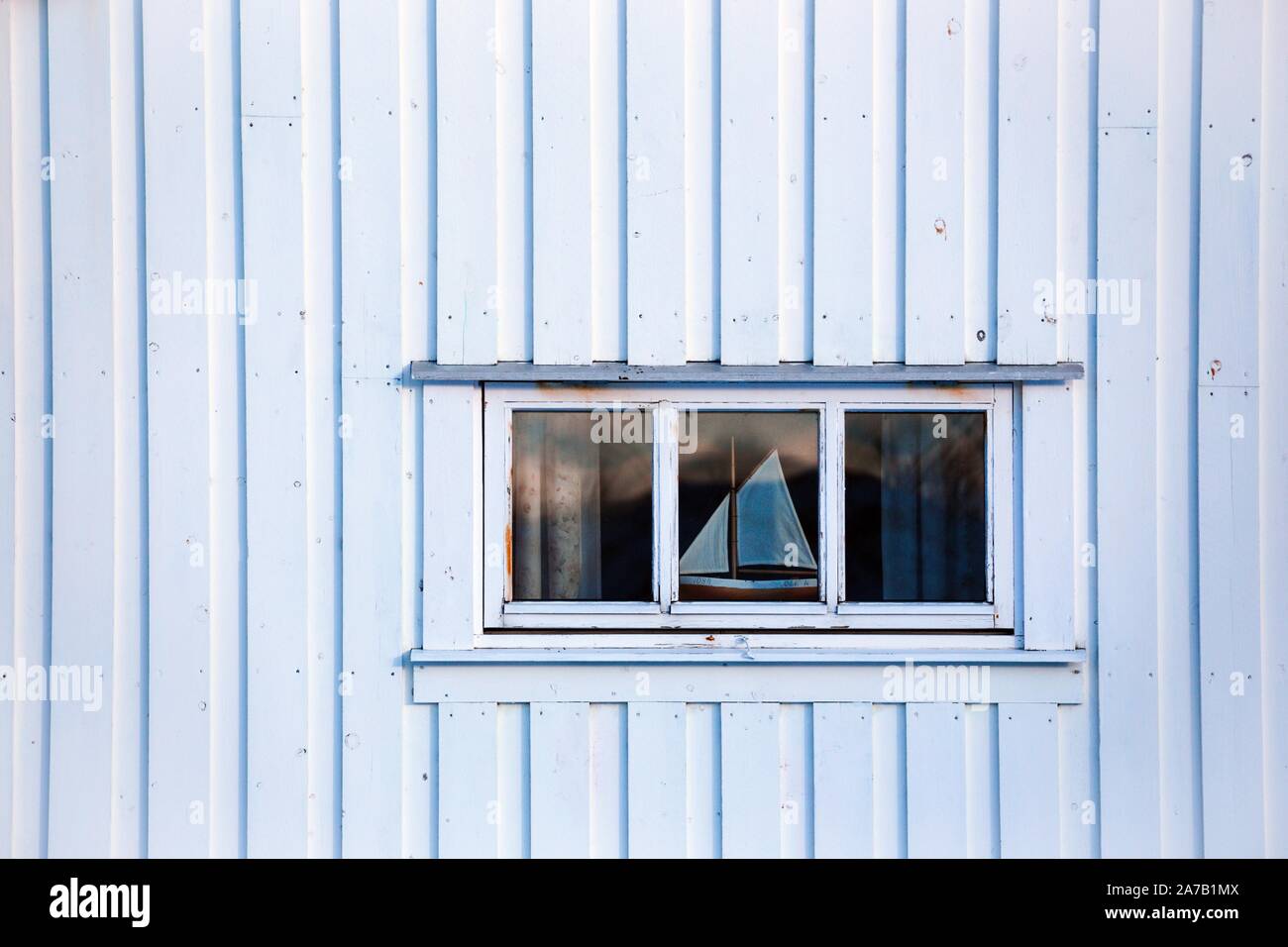 White norwegian house hi-res stock photography and images - Alamy