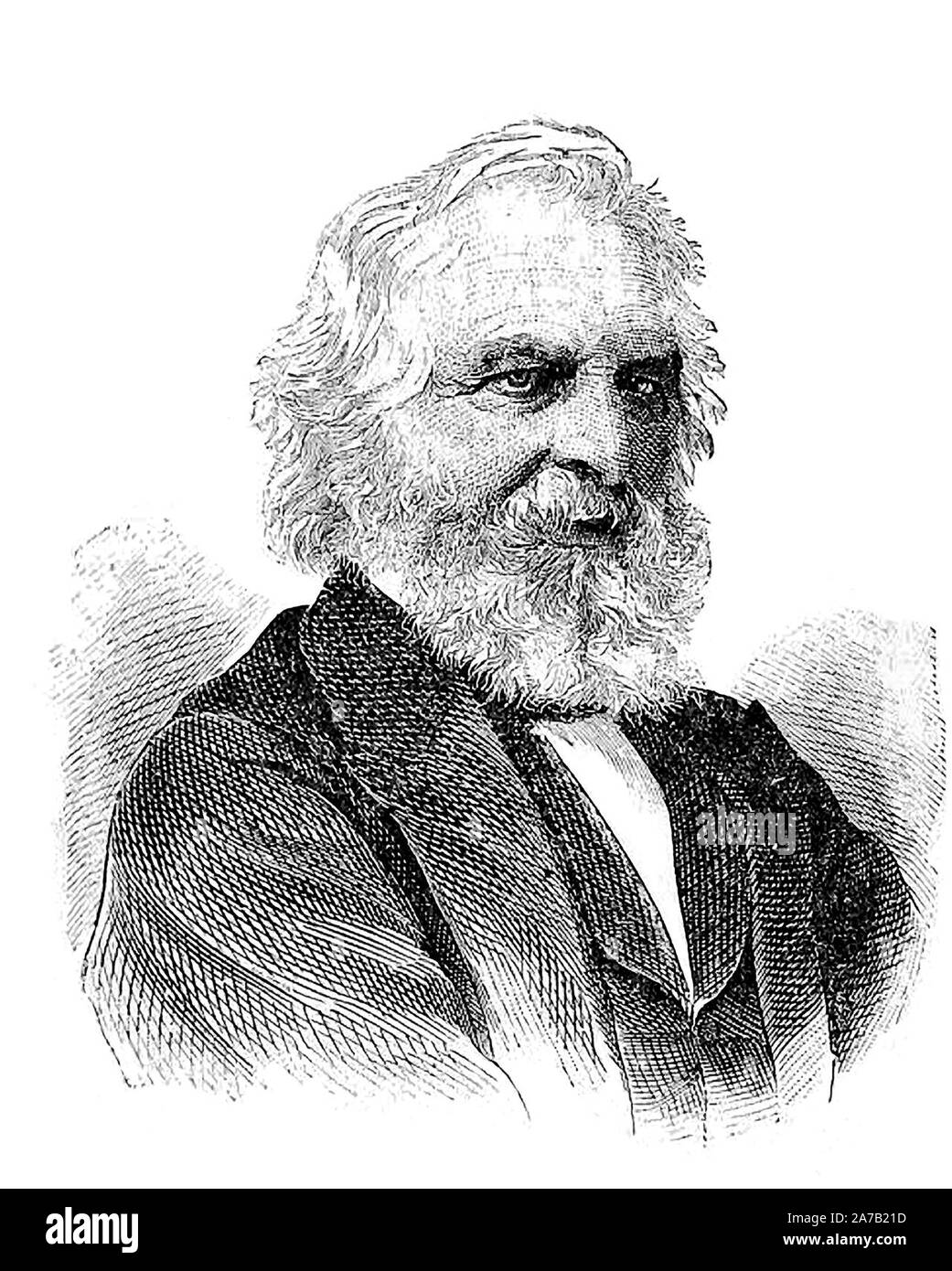 Henry longfellow portrait Black and White Stock Photos & Images - Alamy