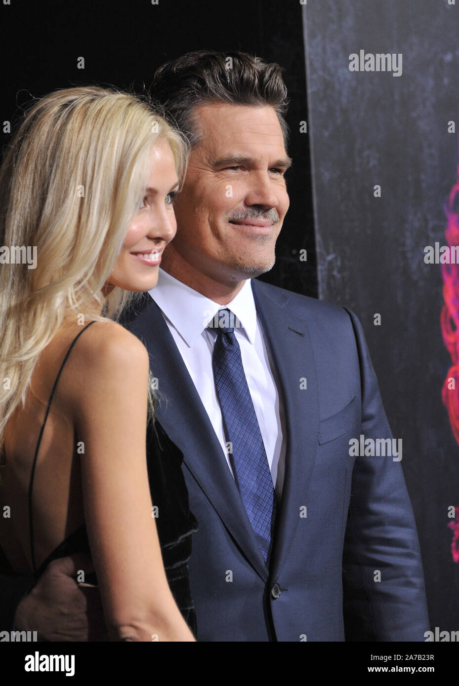 LOS ANGELES, CA - DECEMBER 10, 2014: Josh Brolin & girlfriend Kathryn ...