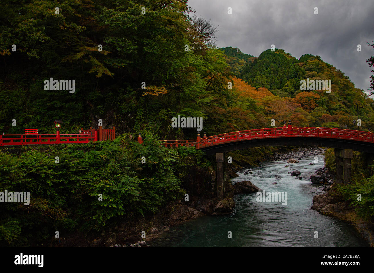 Shinkyo bridge in Nikko, Japan Stock Photo - Alamy