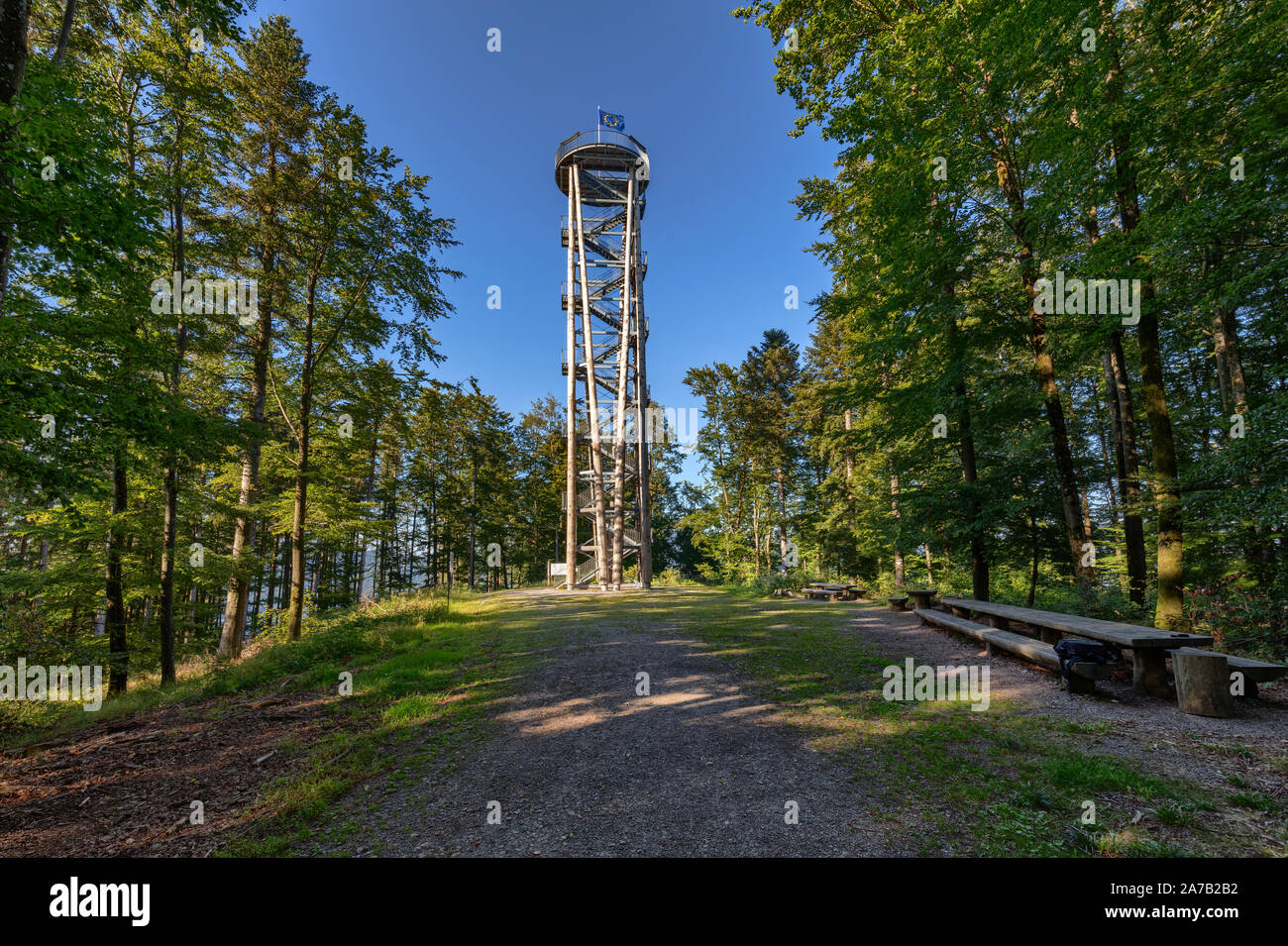 Lookout tower and forest hi-res stock photography and images - Alamy