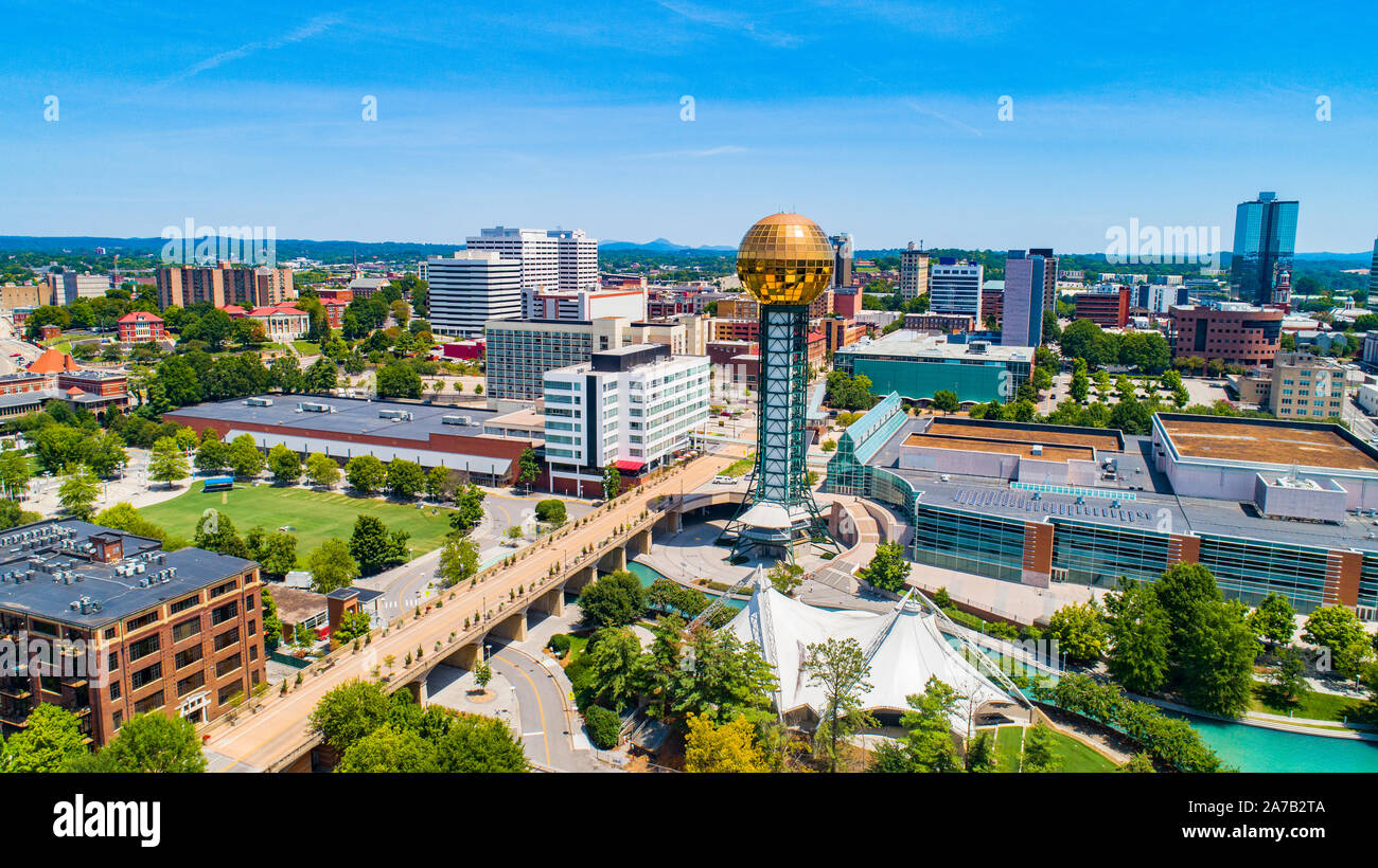 Knoxville Downtown Skyline Panoramic