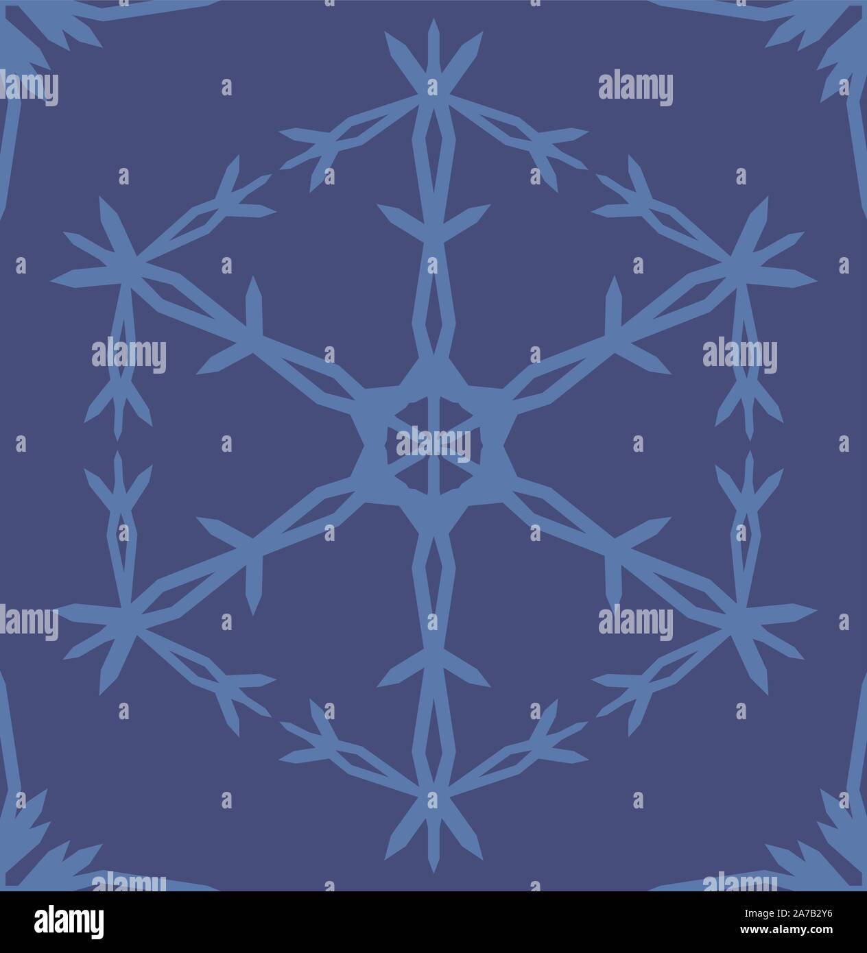 Geometric Snowflake Stock Vector Images - Alamy