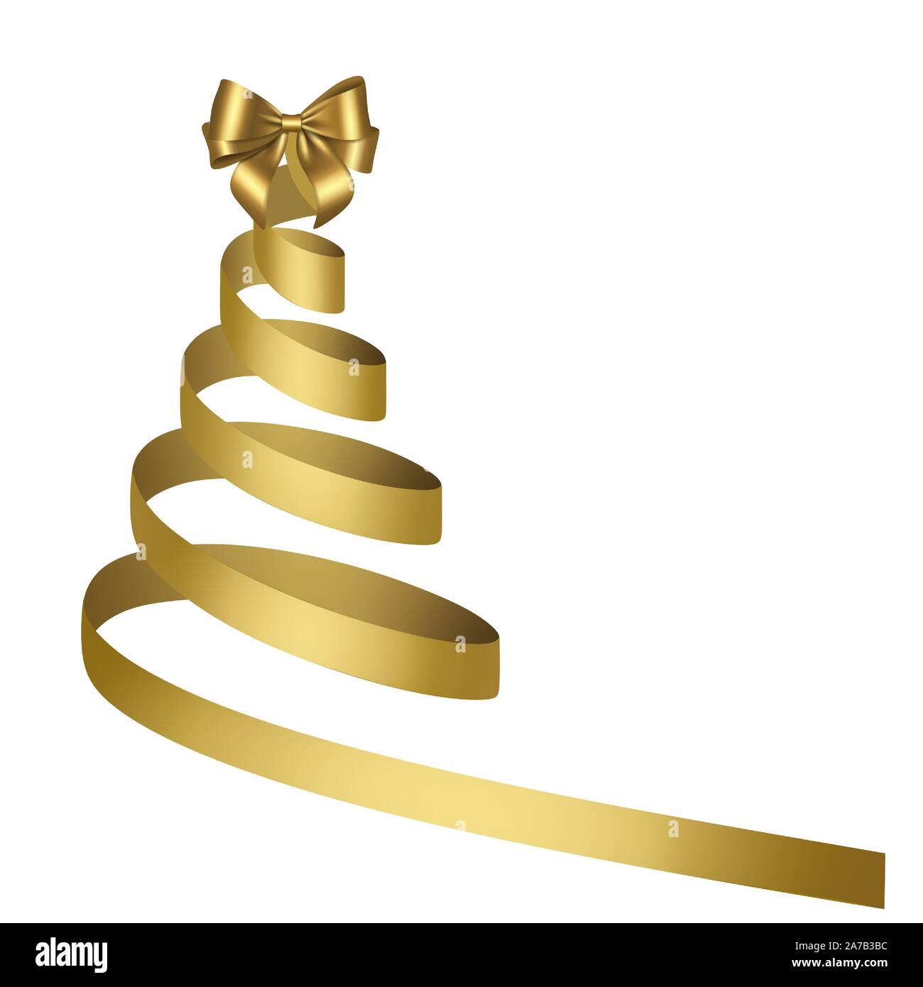 Ribbon Tree Stock Vector Images - Alamy