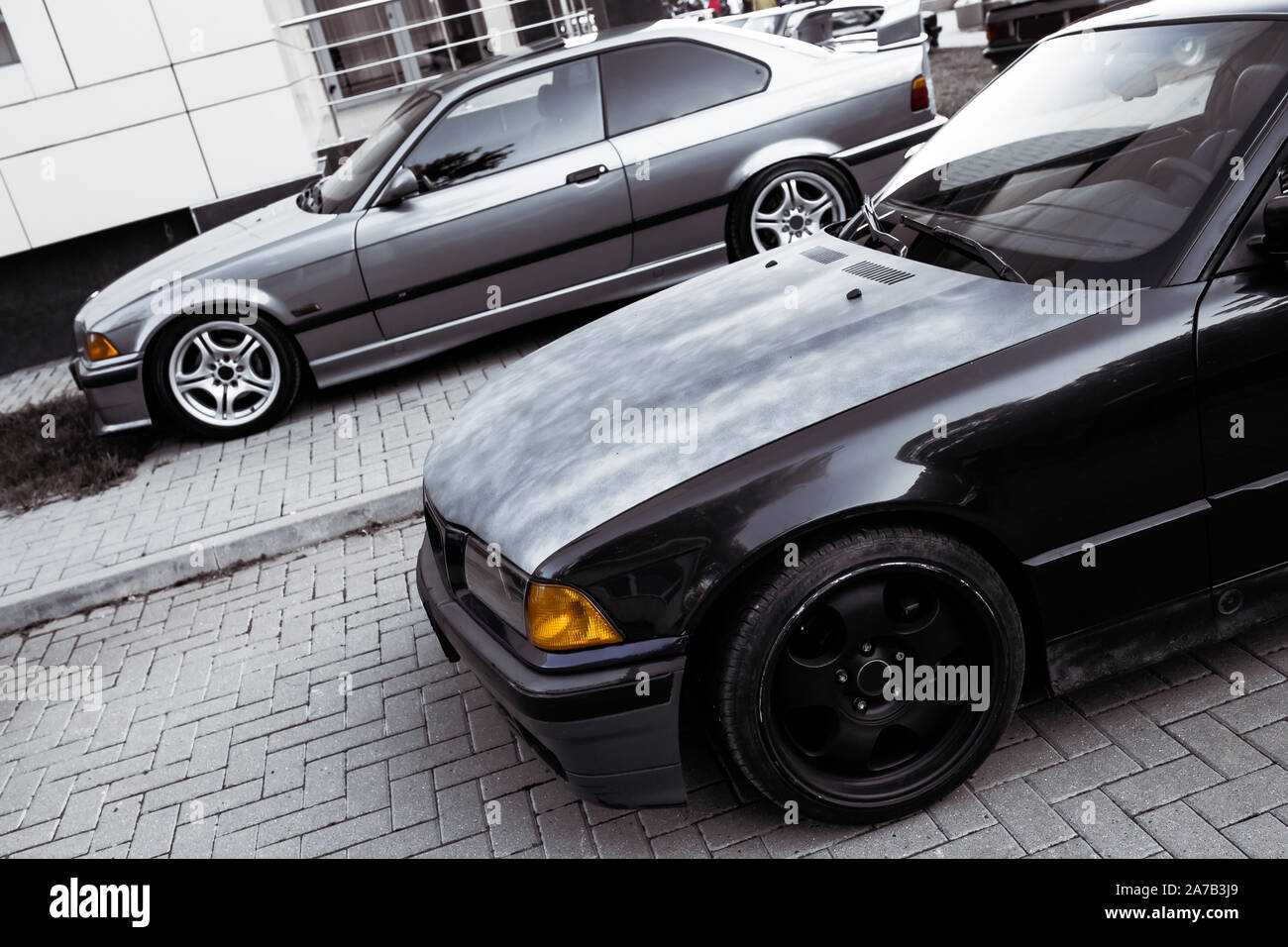 Moldova 25.09.2019. Sport Bmw E36 M3 Modern Stance Car Racing Car ...