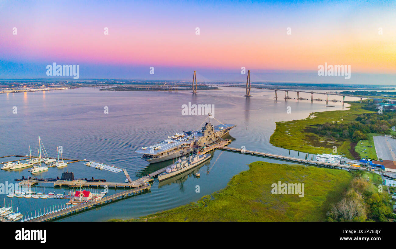 Patriots point mount pleasant hi-res stock photography and images - Alamy