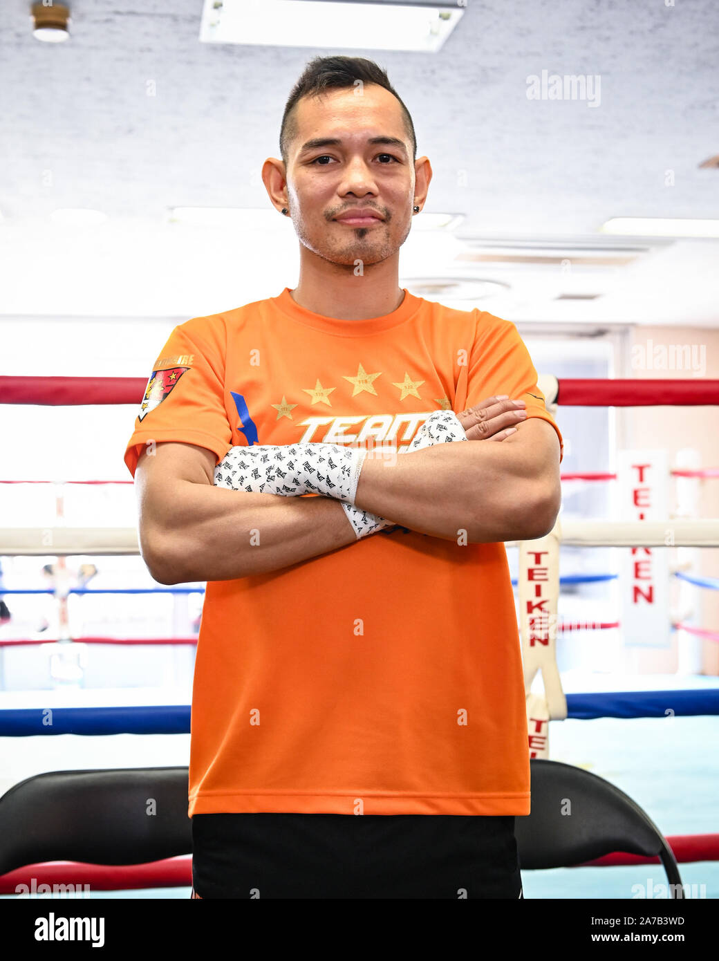 Tokyo, Japan. 31st Oct, 2019. Filipino boxer Nonito Donaire during a ...