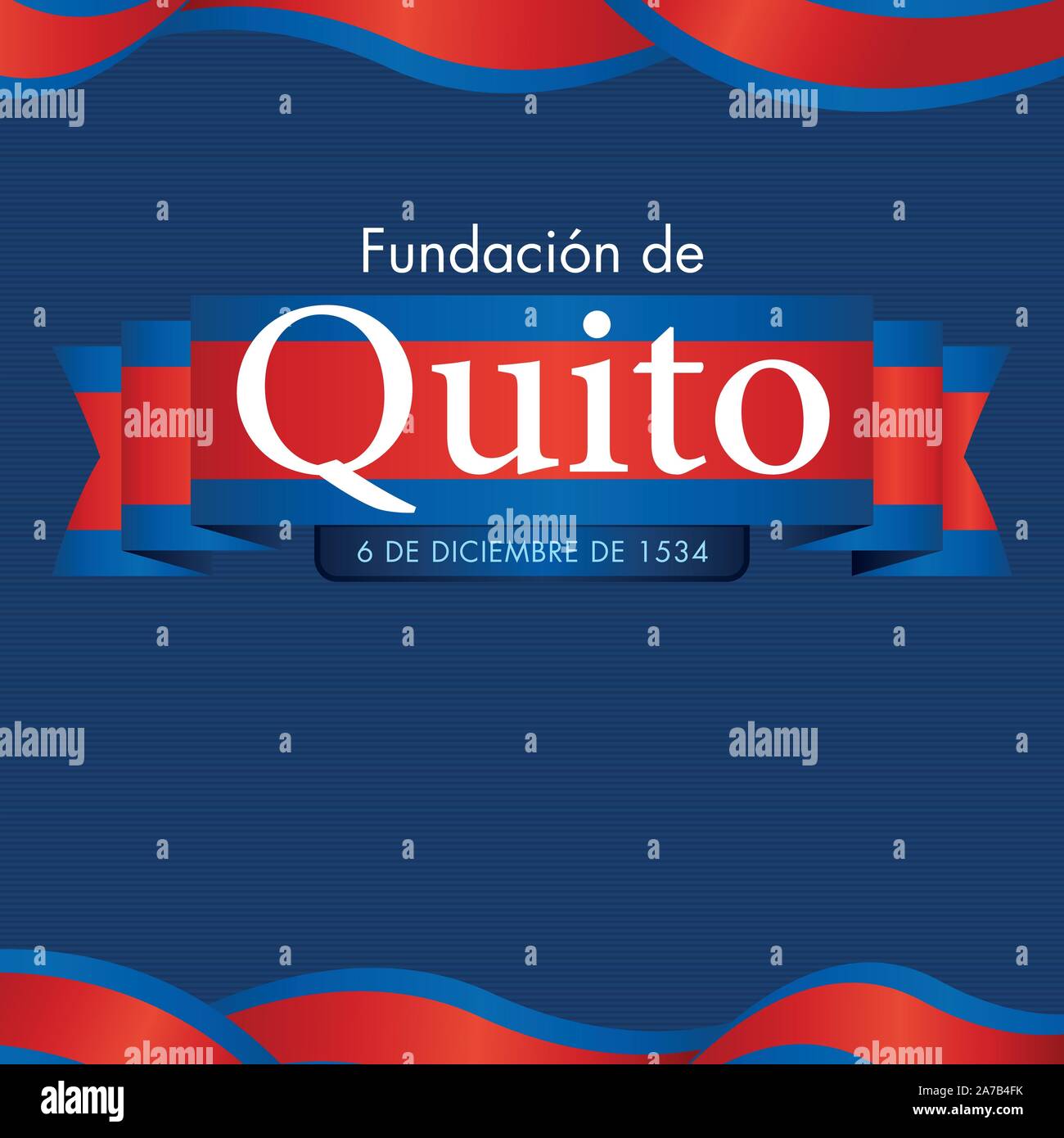 FUNDACION DE QUITO - FOUNDATION OF QUITO in Spanish language - White ...