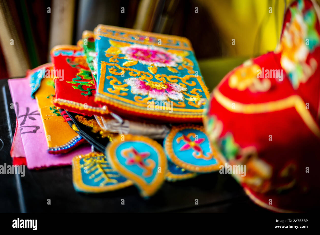 Asia Chinese opera traditional performance props at backstage Stock ...