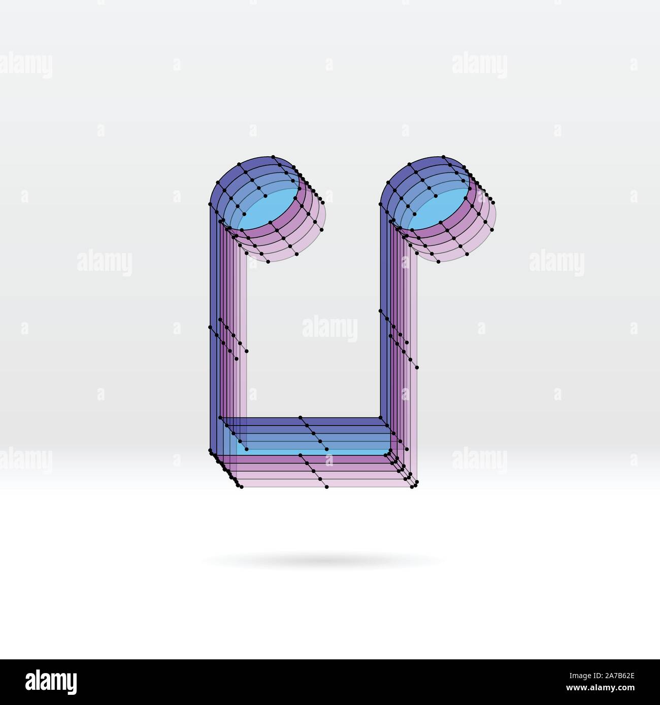 Transparent music note with dotted scheme Stock Vector Image & Art - Alamy