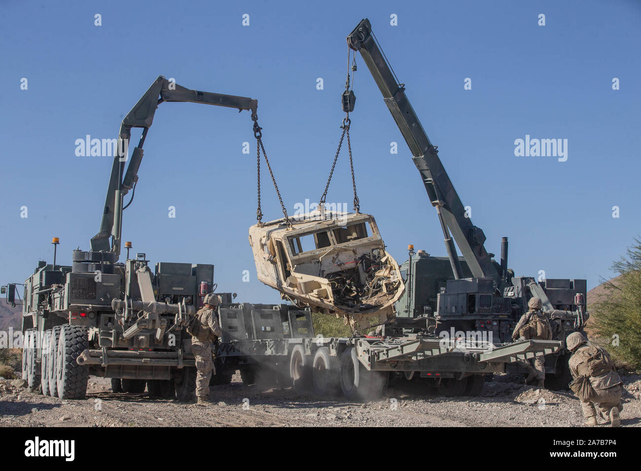 U.S. Marines with Combat Logistics Battalion 8, Combat Logistics ...