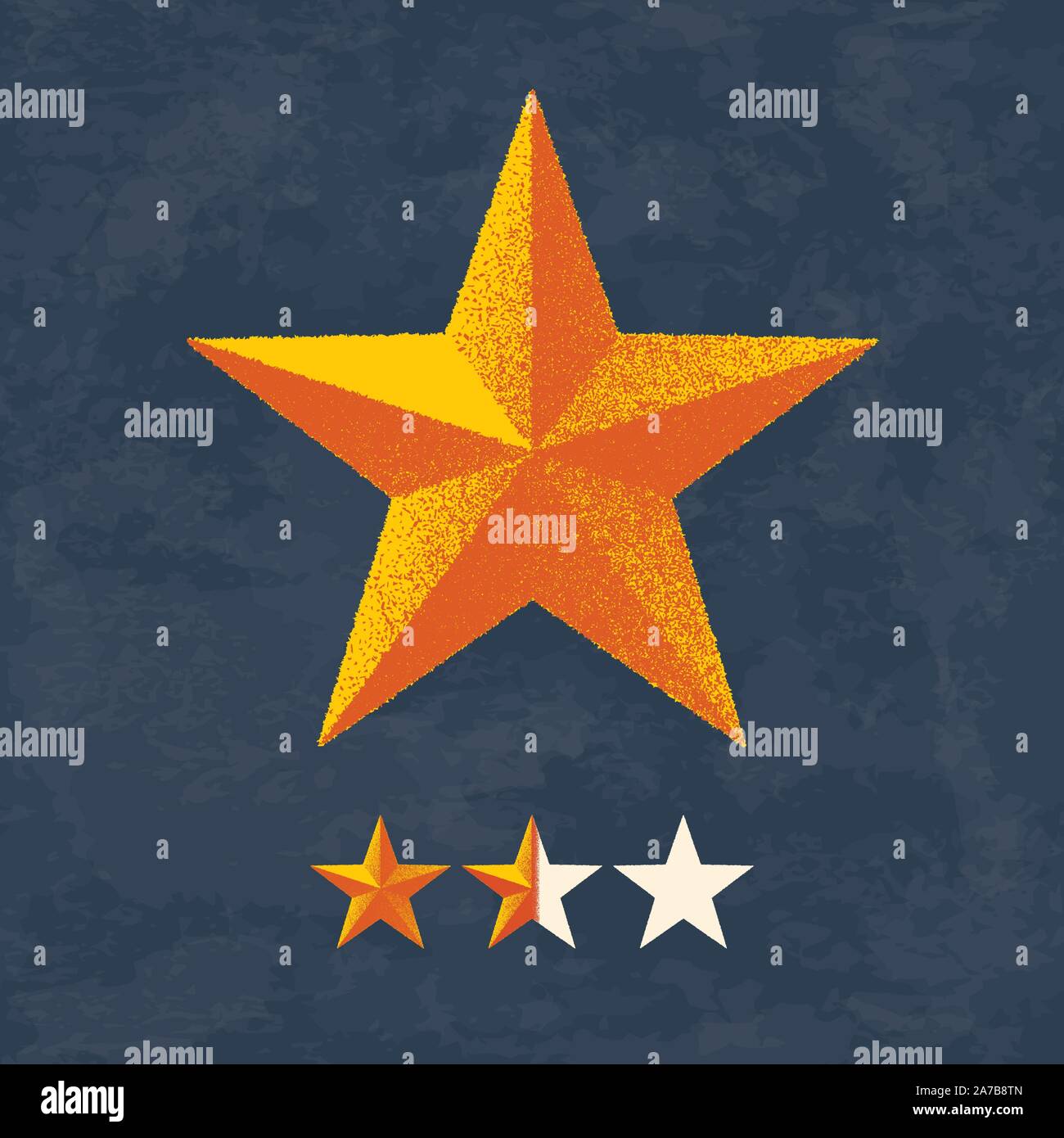 Star with glitter texture and rating template Stock Vector Image & Art ...