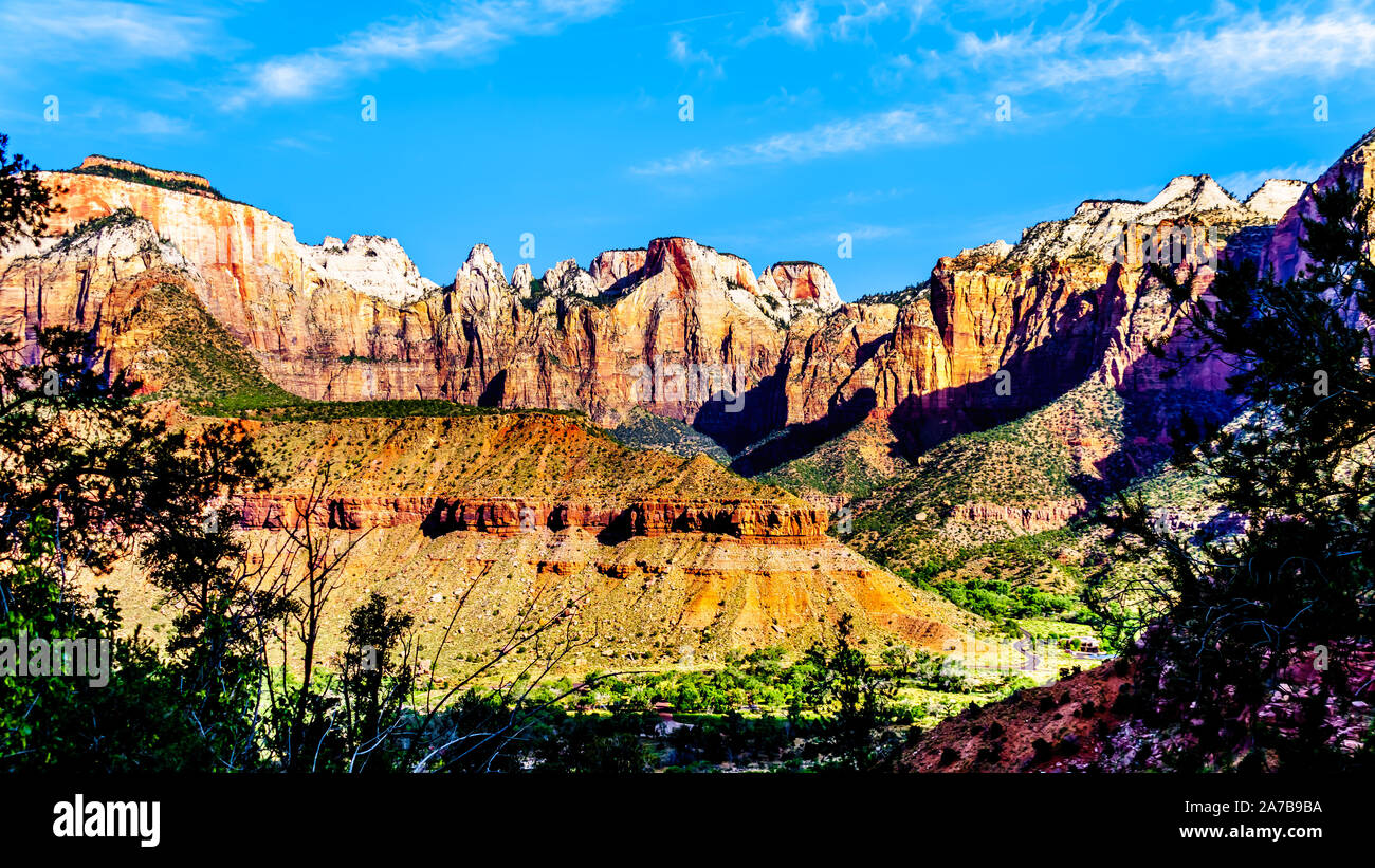 The West Temple Of Zion High Resolution Stock Photography and Images ...
