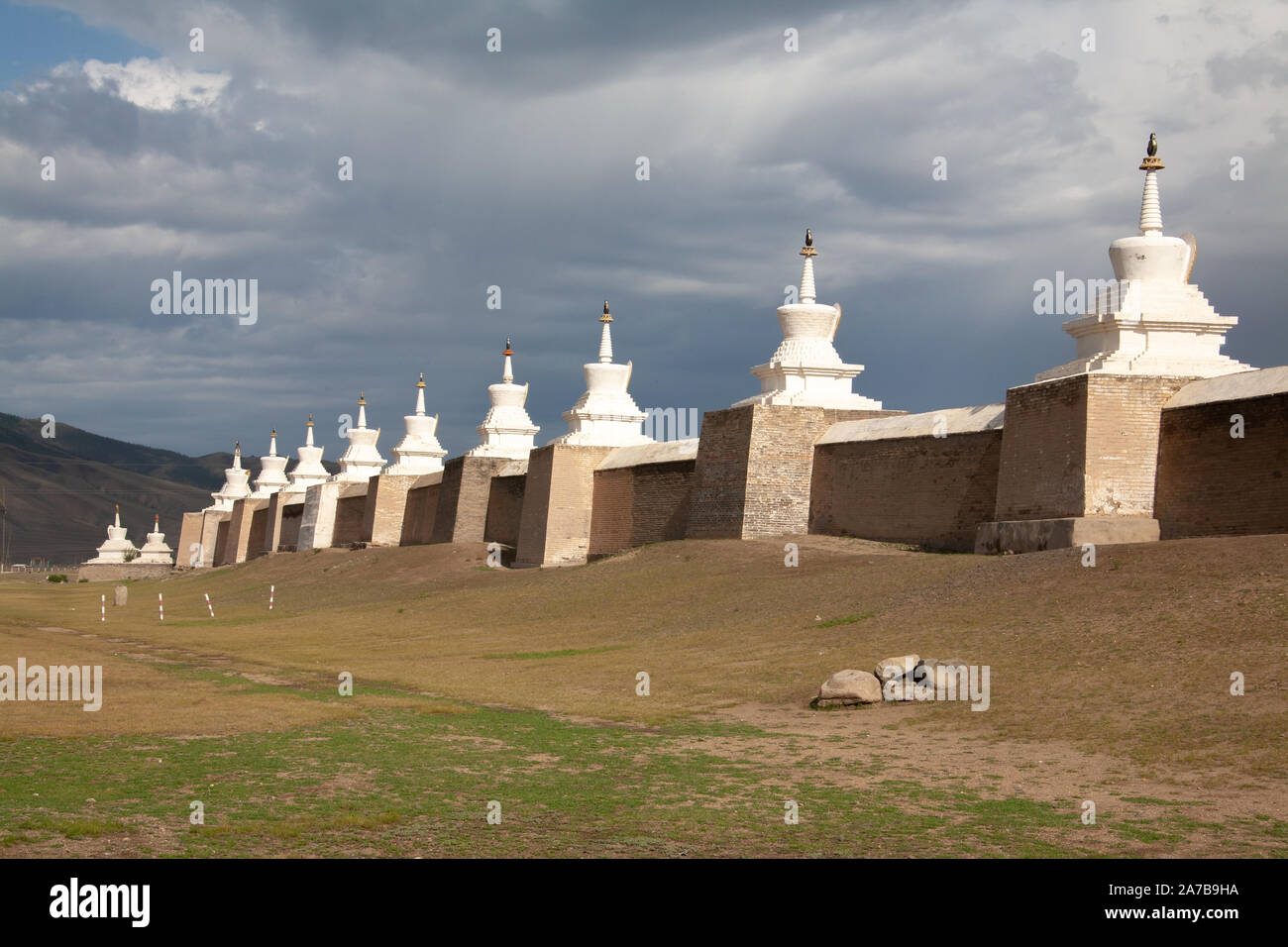 Shankh Monastery temple in Mongolia Stock Photo - Alamy