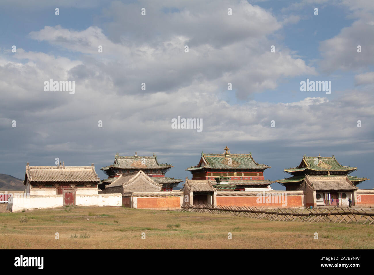 Shankh Monastery temple in Mongolia Stock Photo - Alamy