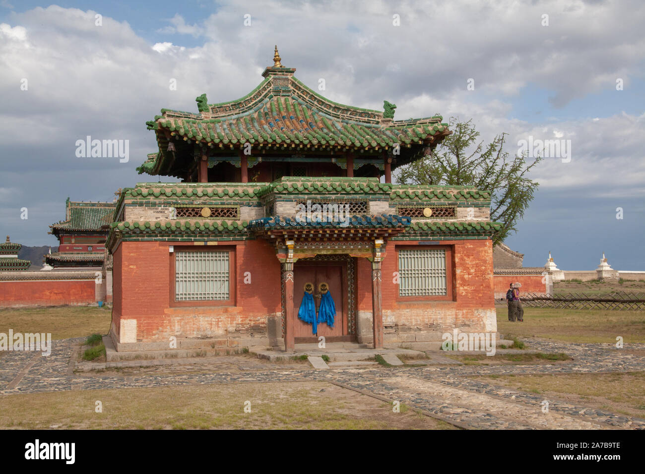 Shankh Monastery temple in Mongolia Stock Photo - Alamy