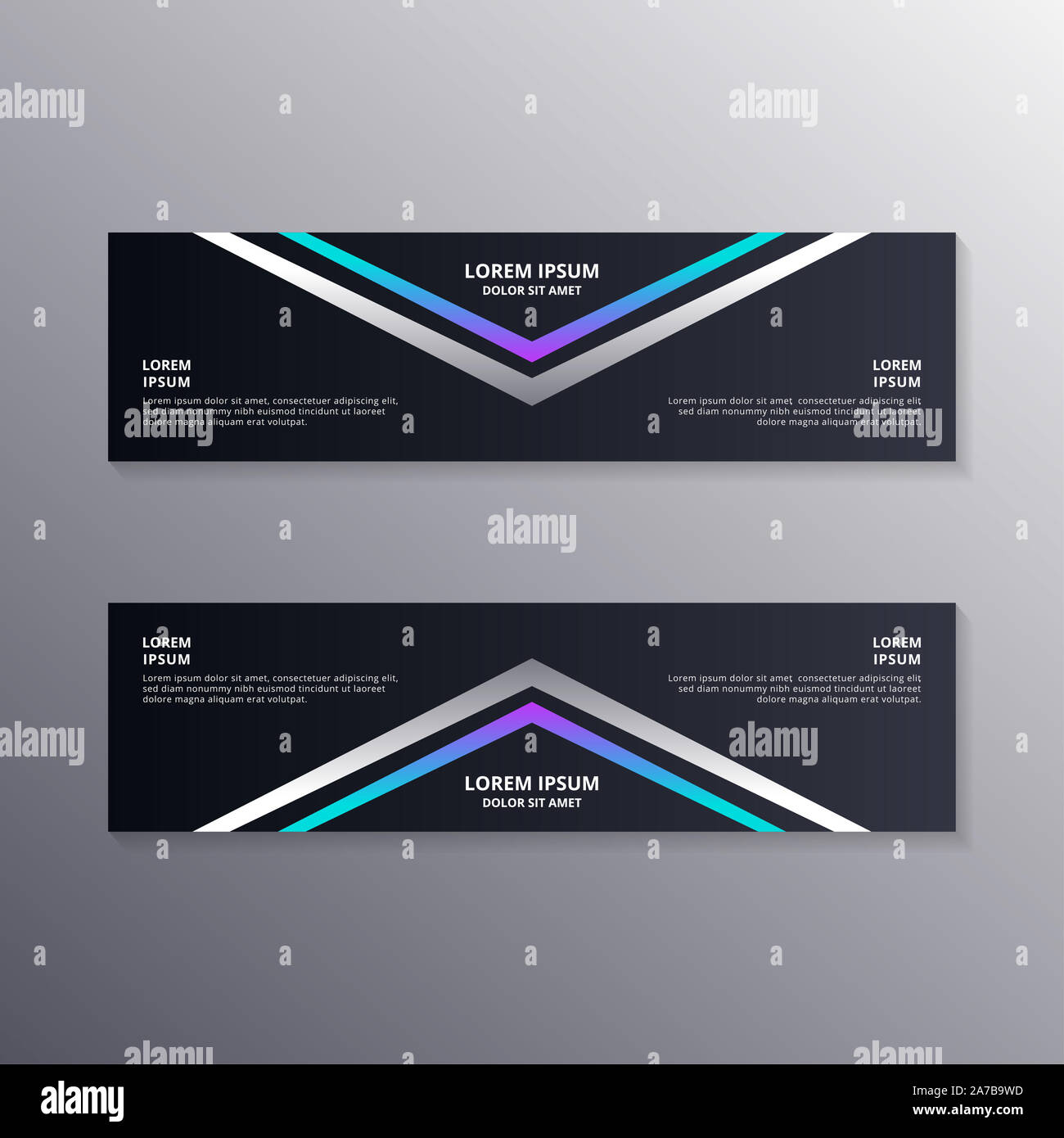 technology banner template, Abstract Dark Neon Background suitable for ...