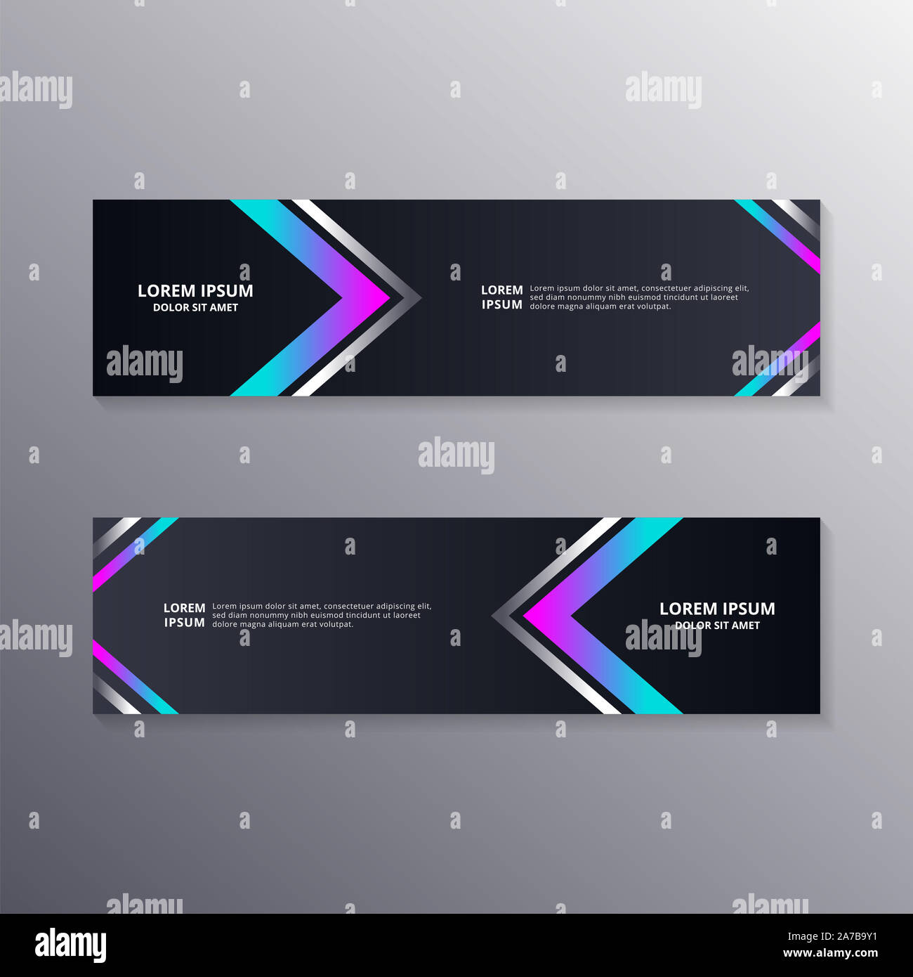 technology banner template, Abstract Dark Neon Background suitable for ...
