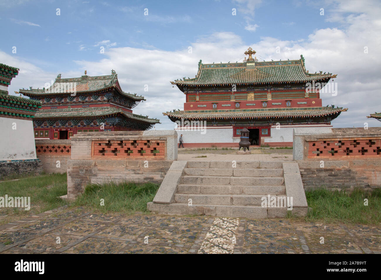 Shankh Monastery temple in Mongolia Stock Photo - Alamy