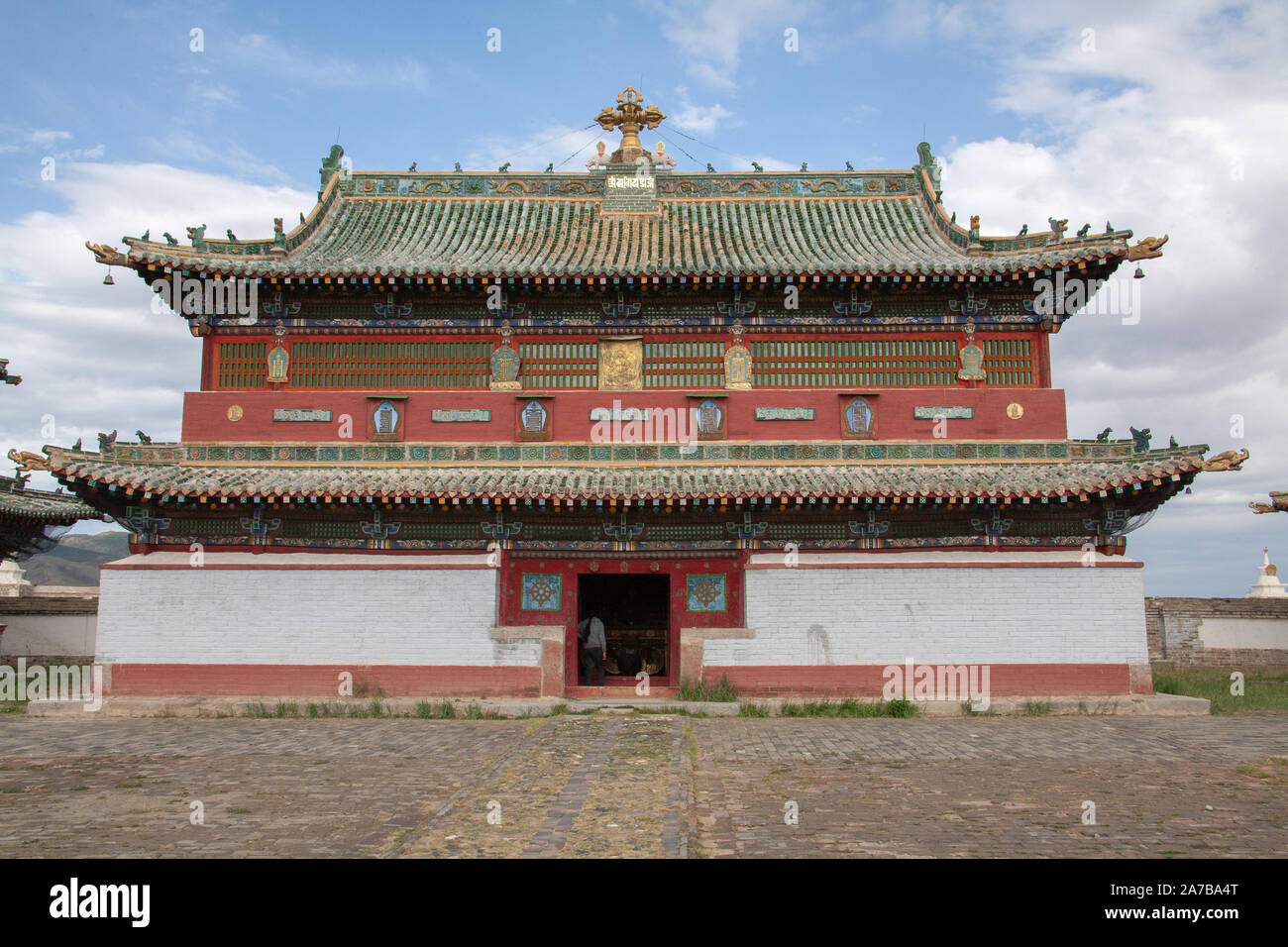 Shankh Monastery temple in Mongolia Stock Photo - Alamy