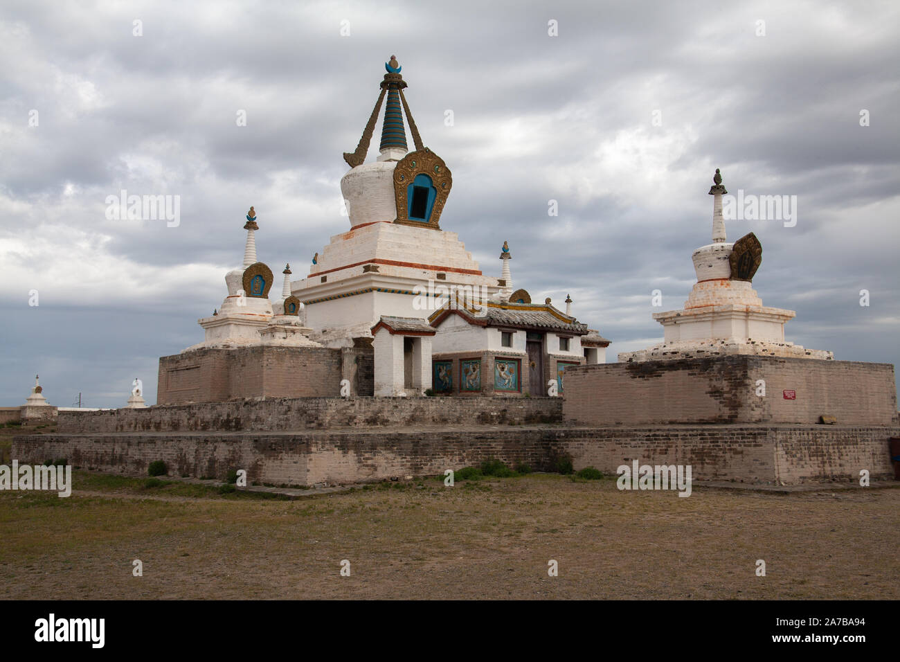 Shankh Monastery temple in Mongolia Stock Photo - Alamy