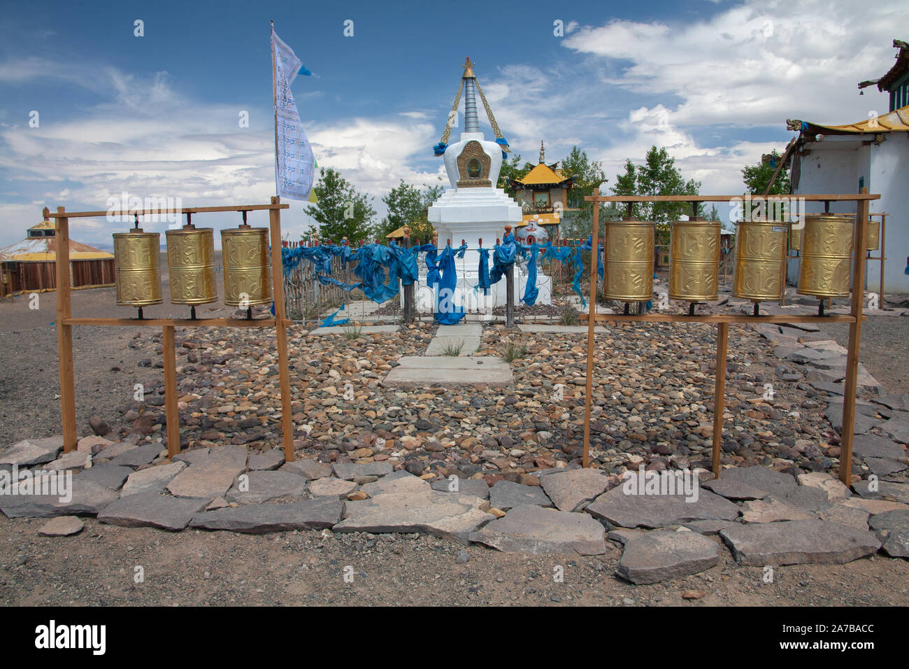 Shankh Monastery temple in Mongolia Stock Photo - Alamy