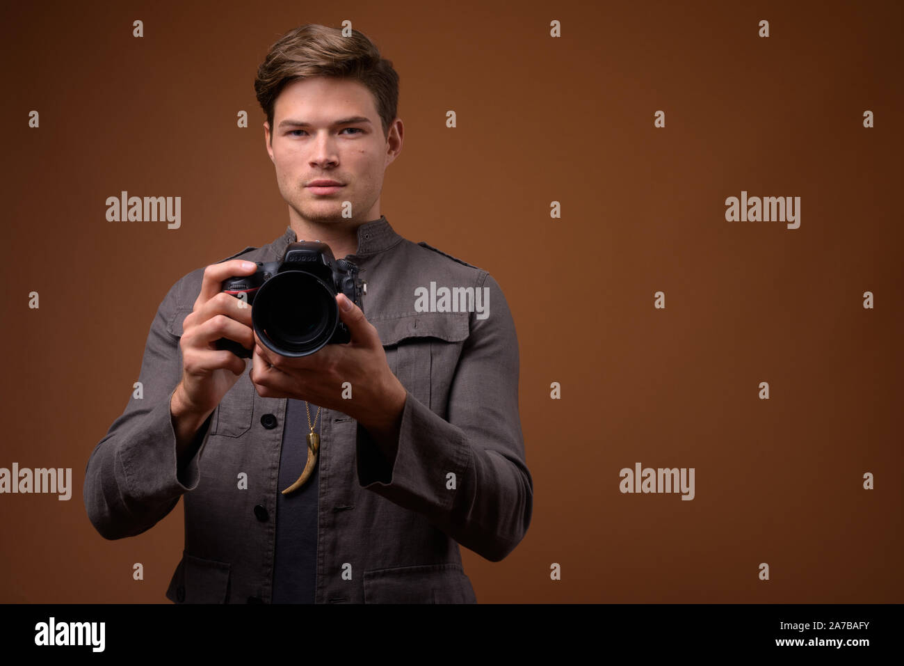 Handsome photographer hi-res stock photography and images - Alamy