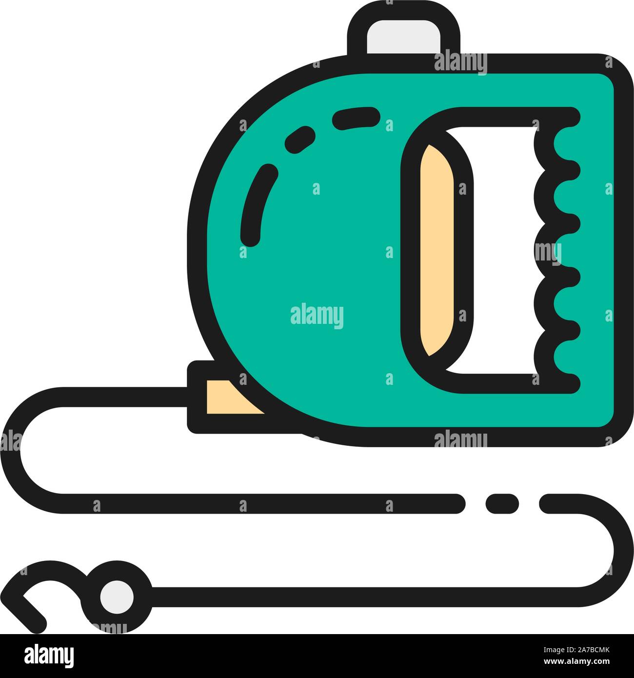 Roulette leash for pet flat color icon Stock Vector Image & Art - Alamy