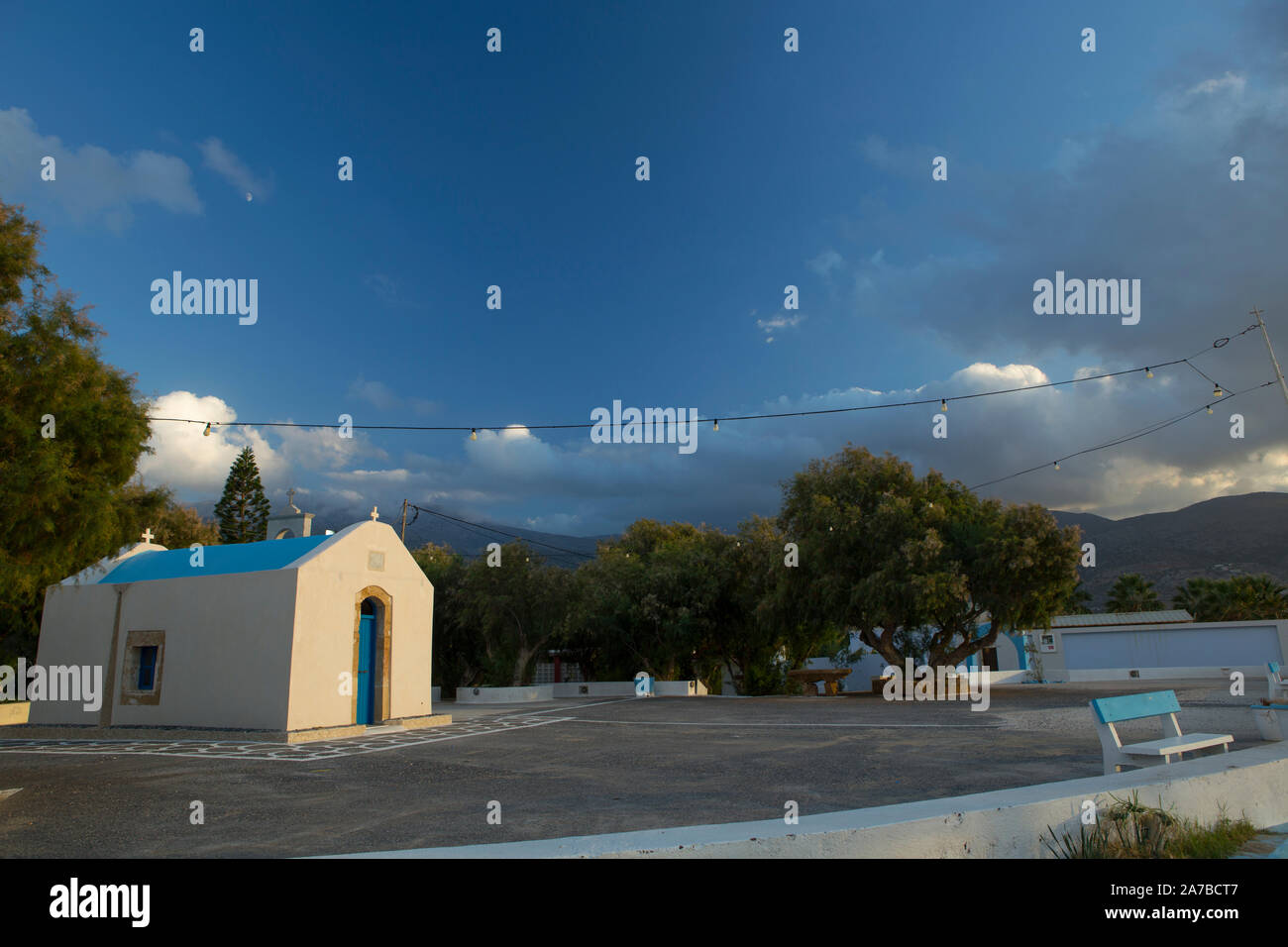 Church of the Holy Spirit in Malia Stock Photo - Alamy