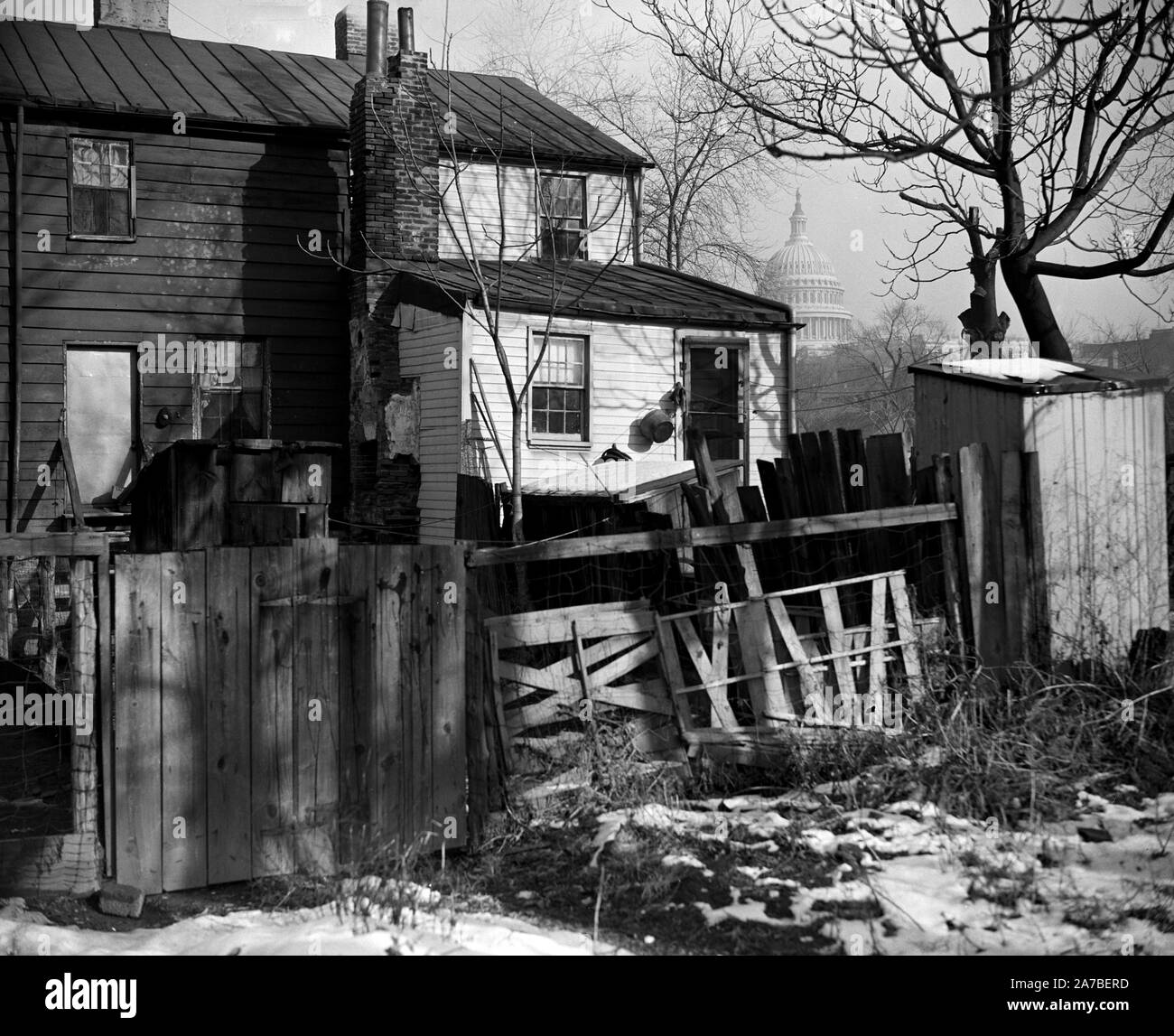 Slums in Washington D.C. which are in view of the Capitol will be ...