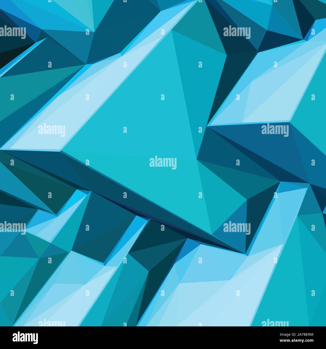 Poster with abstract blue ice cubes Stock Vector Image & Art - Alamy