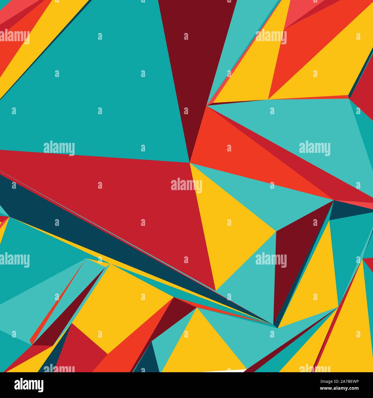 Abstract background with colorful triangles for magazines, booklets or ...