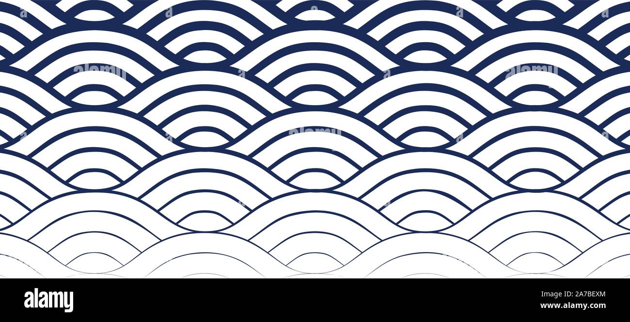 Background with abstract line waves pattern and thickness gradient ...