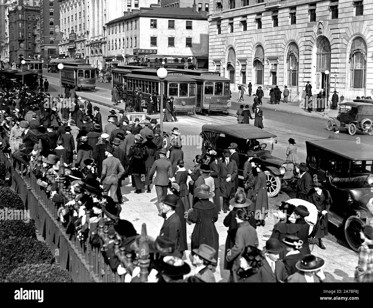 Washington D.C. History - District of Columbia street scene ca. 1918 ... Washington D.C. History - District of Columbia street scene ca. 1918 ...