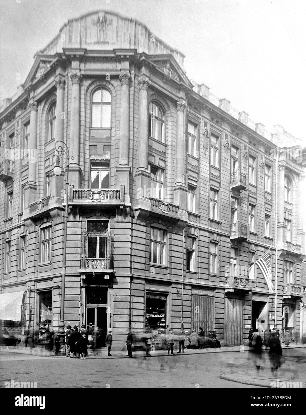 American Embassy in Warsaw, Poland ca. 1939 Stock Photo - Alamy