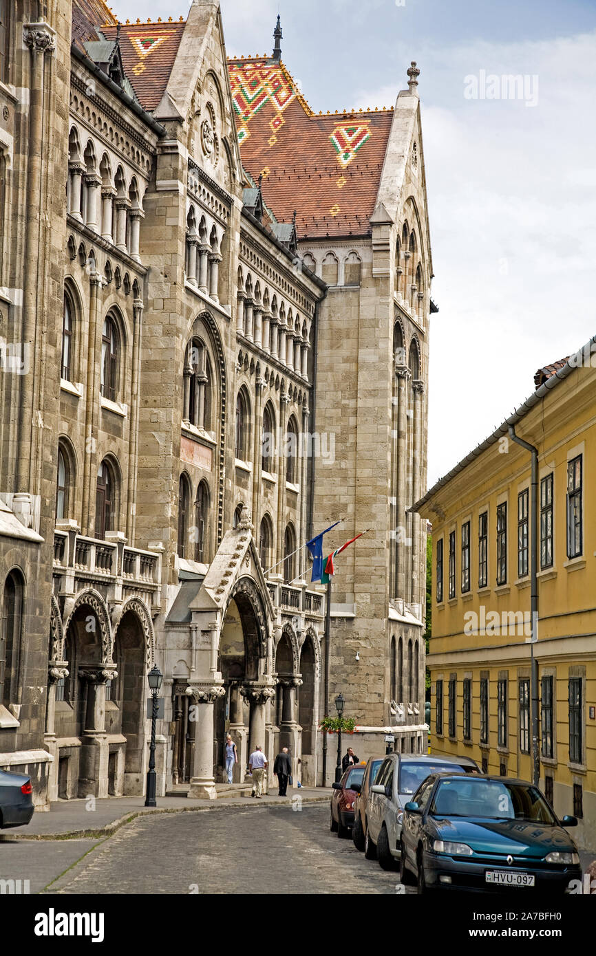 National Archives building (Nemzeti Archivum) on Castle Hill (Varhegy ...
