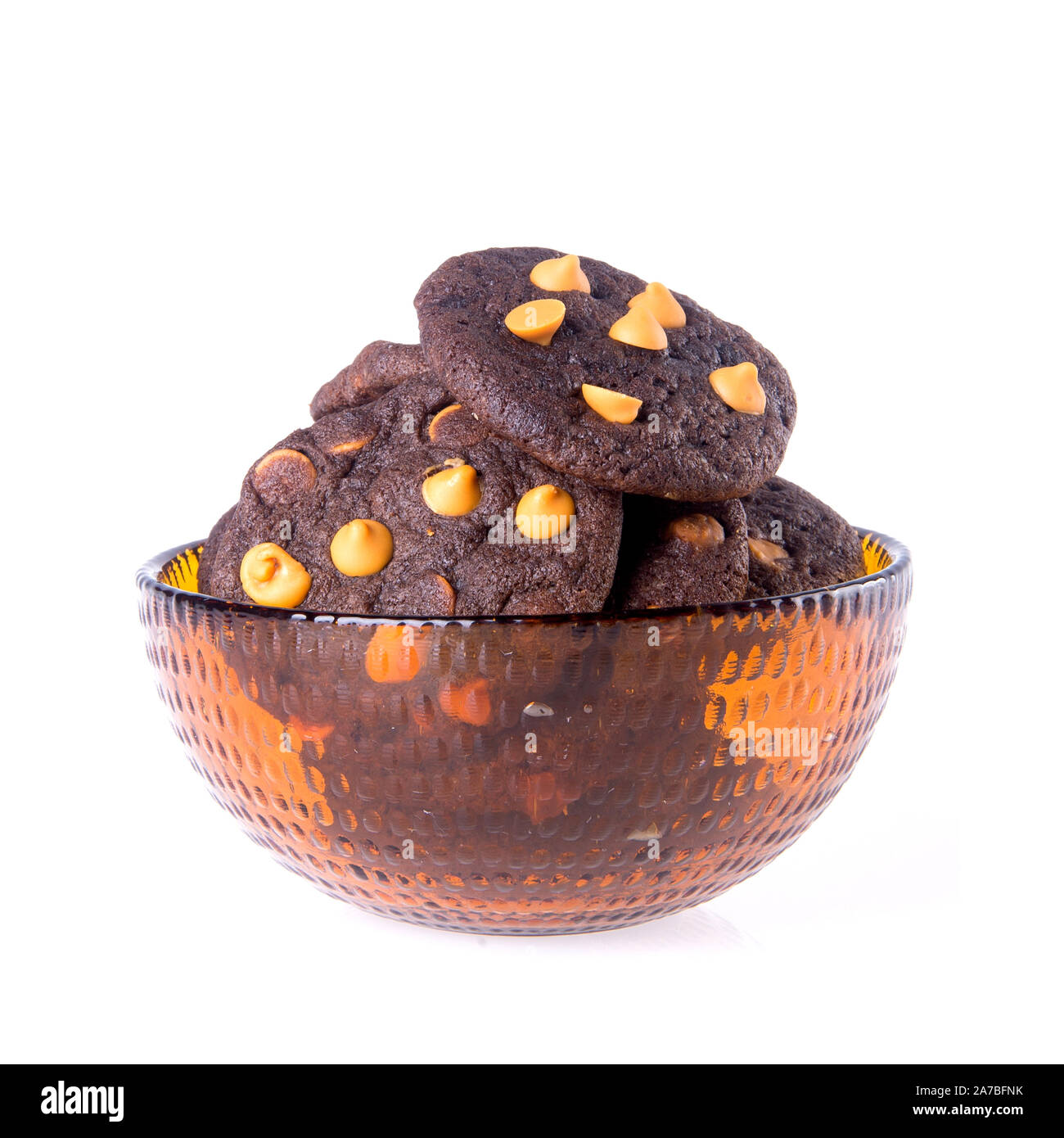 Cookies or Chocolate chips cookies with concept design Stock Photo - Alamy