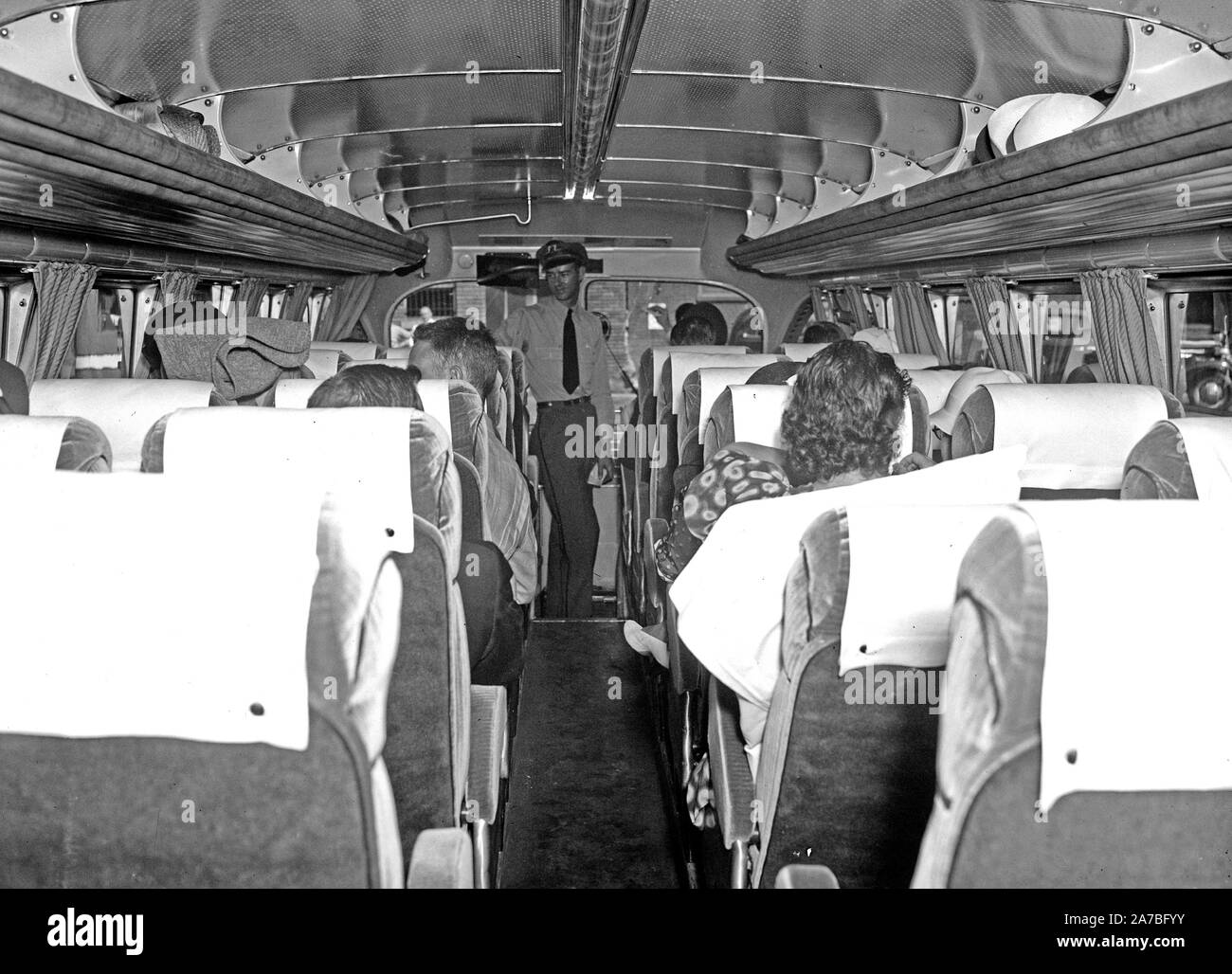 Greyhound Bus Interior