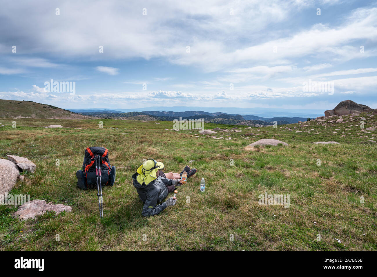 Hiking break hi-res stock photography and images - Alamy